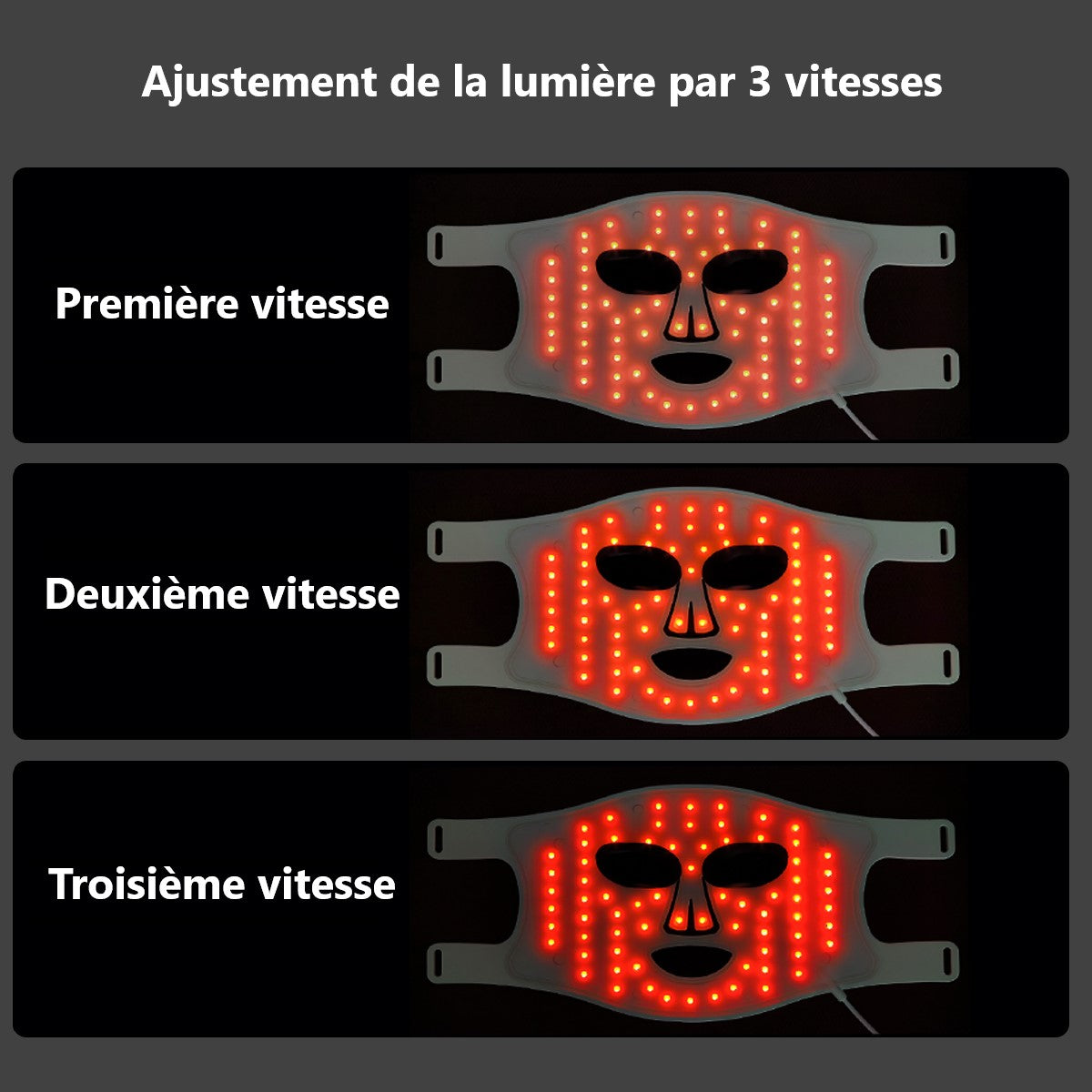 MASQUE LED VISAGE LUMINOTHERAPIE 4 COULEURS – Paloma Beauties
